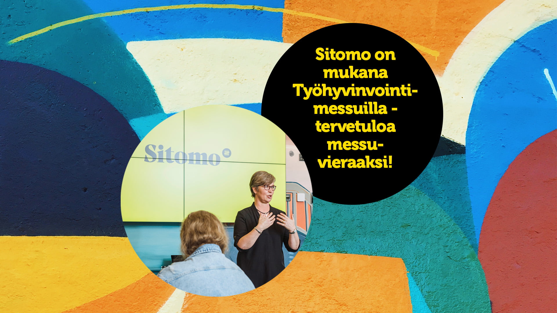 Sitomo mukana Työhyvinvointi-messuilla